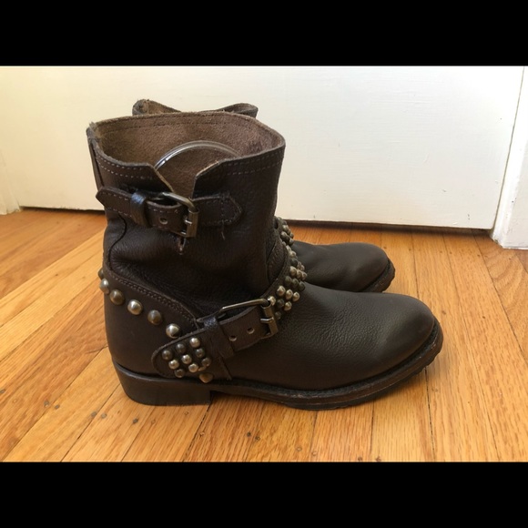 Ash | Shoes | Ash Vicious Studded Motobiker Boots 75 | Poshmark